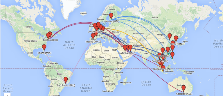 As I plan my first A350 flight, here's where they fly. - Wild About Travel